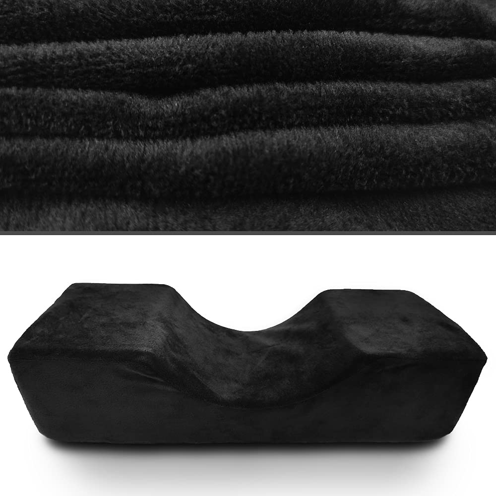 Jumiz Lash Pillow for Eyelash Extension Curve Improve Sleeping Pillow,Eyelash Extension Memory Foam Neck Pillow