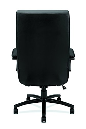 HON Validate Big and Tall Executive Chair - Leather Computer Chair for Office Desk, Black (HVL685)