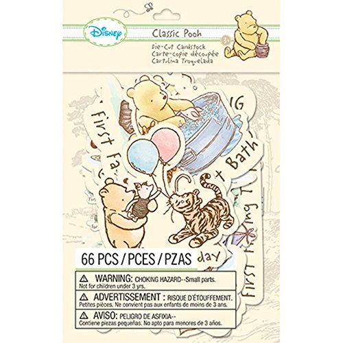 EK Success Disney Die-Cut Cardstock, Classic Pooh Firsts