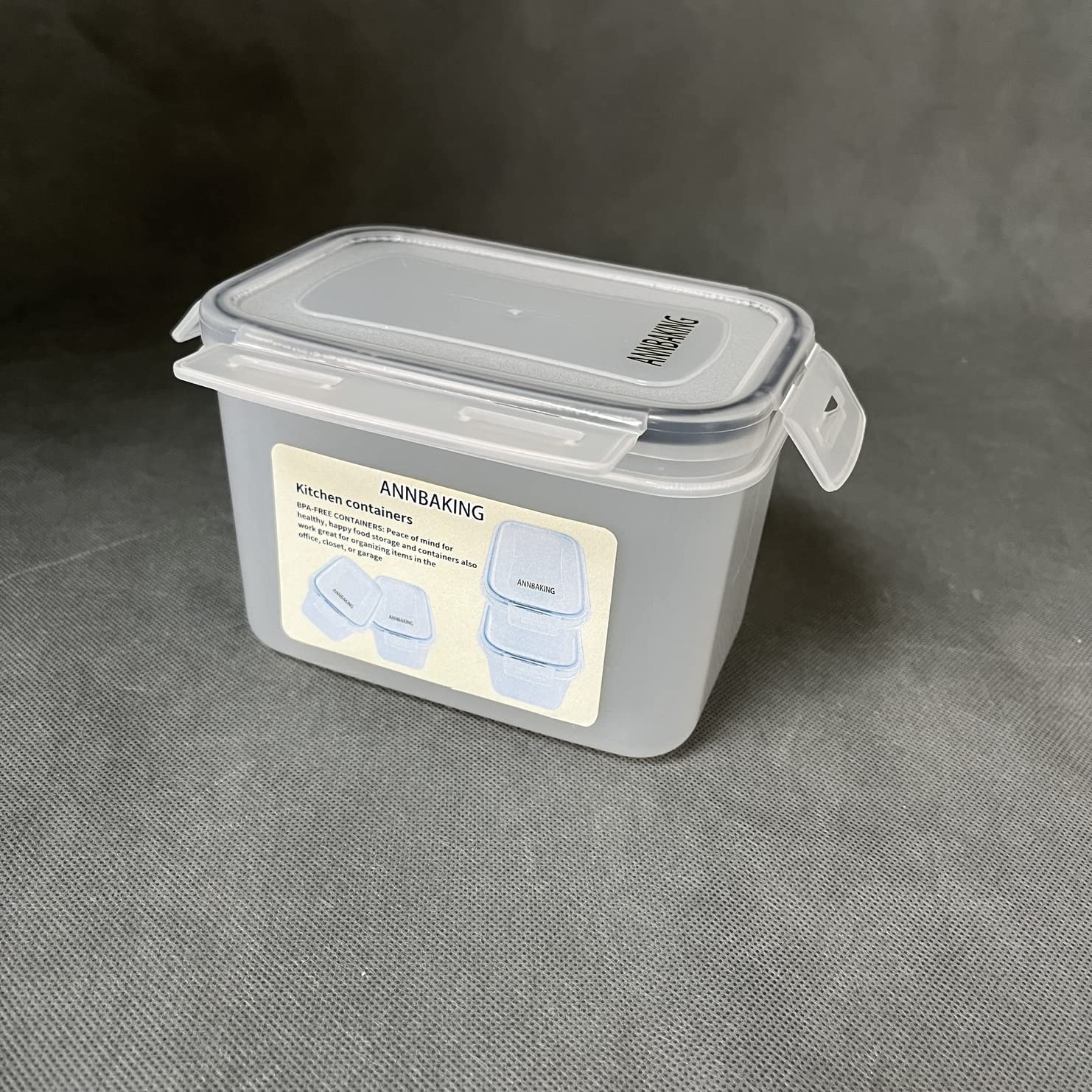 ANNBAKING Containers for household or kitchen use,Airtight Food Storage Containers with Lids, Large Pantry Organization and Storage for Bulk Food Dry Food Cereal