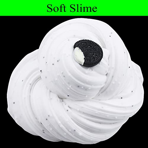 Butter Slime Kit for Girls 8 Pack, Party Favors with Watermelon, Coffee, Mint, Candy, and Lemon Slime, Stretchy and Non-Sticky, Stress Relief Toy for Boys, Easter Basket Stuffers
