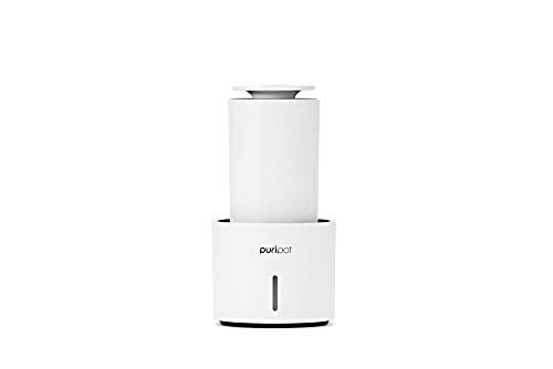 PURIPOT Personal P1+ Portable Air Purifier for Bedroom, Office with VOC Sensor, Premium Stylish Air Purifiers, HEPA Filters Upgrade Version, Blue Light PCO, Permanent Use