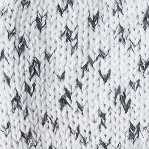 Bernat Handicrafter Cotton Big Ball Salt & Pepper Yarn - 2 Pack of 340g/12oz - Cotton - 4 Medium (Worsted) - 608 Yards - Knitting/Crochet