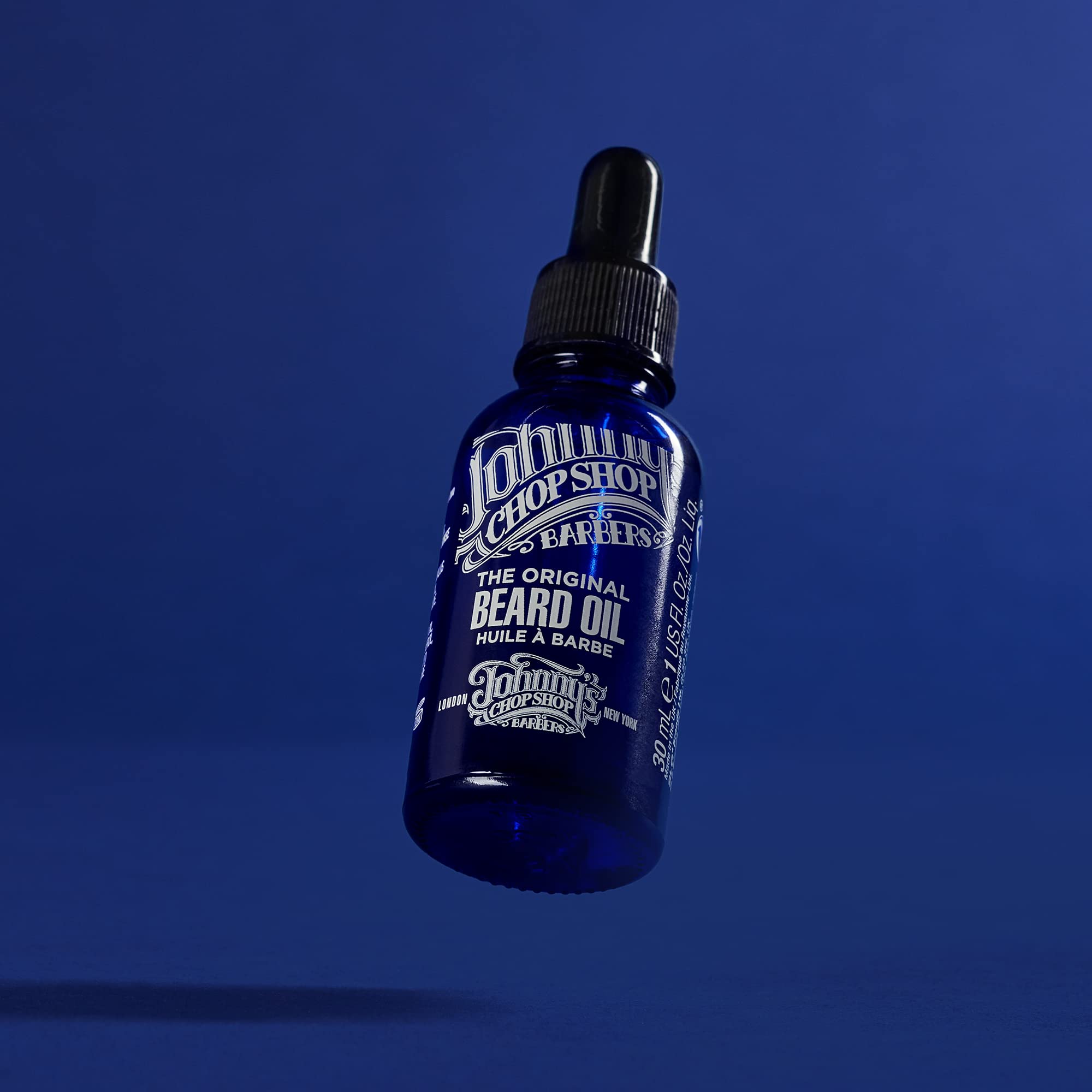 Johnny's Chop Shop Men's Facial Conditioning Beard Oil, Smooth Blend, Natural Oils, Pre/Post Shave 1.01 fl oz (Pack of 1)