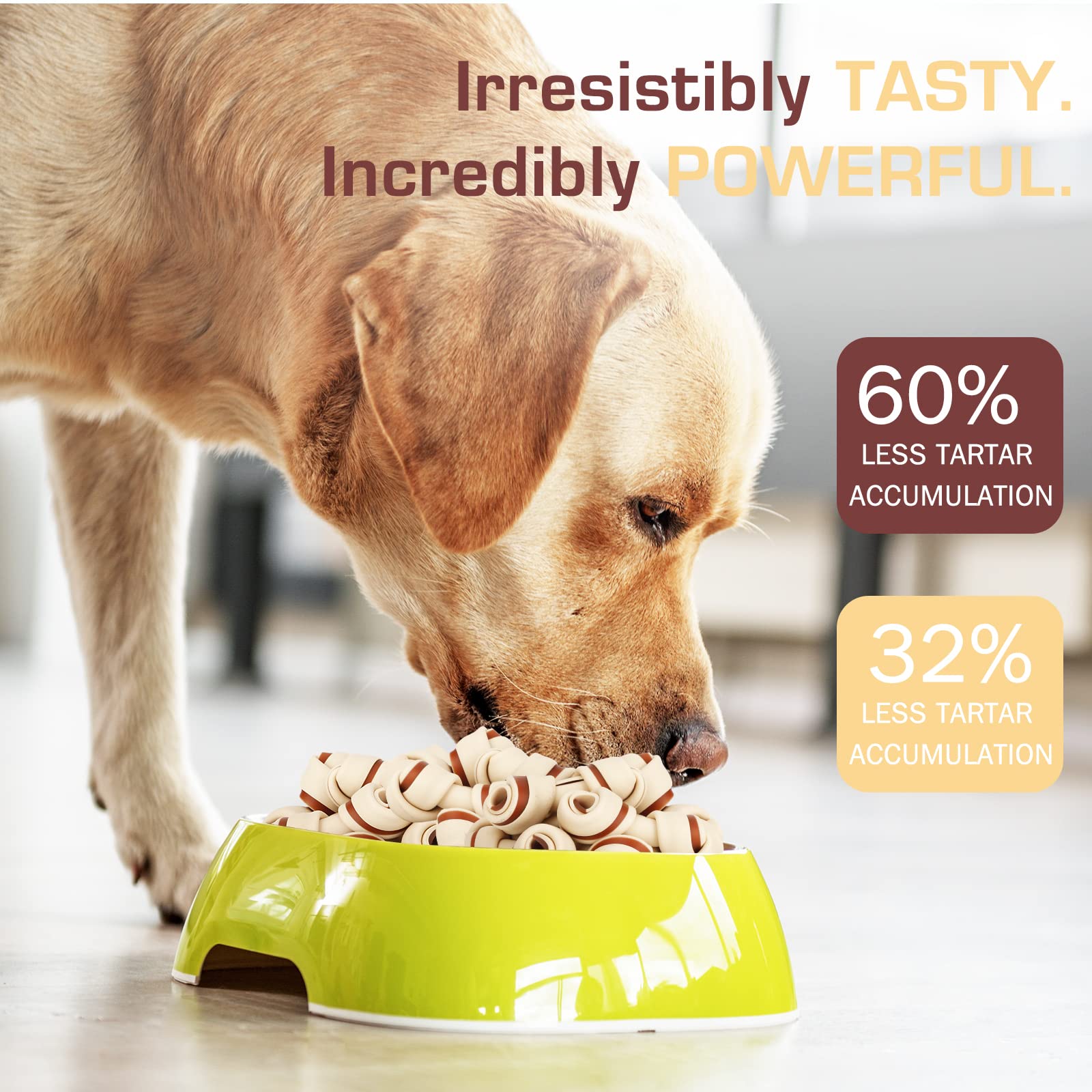 UrbanX HealthyBones Beef Rawhide Free Healthy Mini Chews for Rhodesian Ridgeback and Other Large Hound Dogs Great Foods for Training Rewards, 7 Count