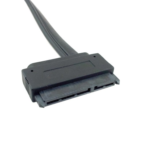 chenyang eSATA to SATA 22Pin Data Transfer Extension Cable with USB 2.0 Power Support 5V Power for 2.5" Hard Disk Drive 50cm