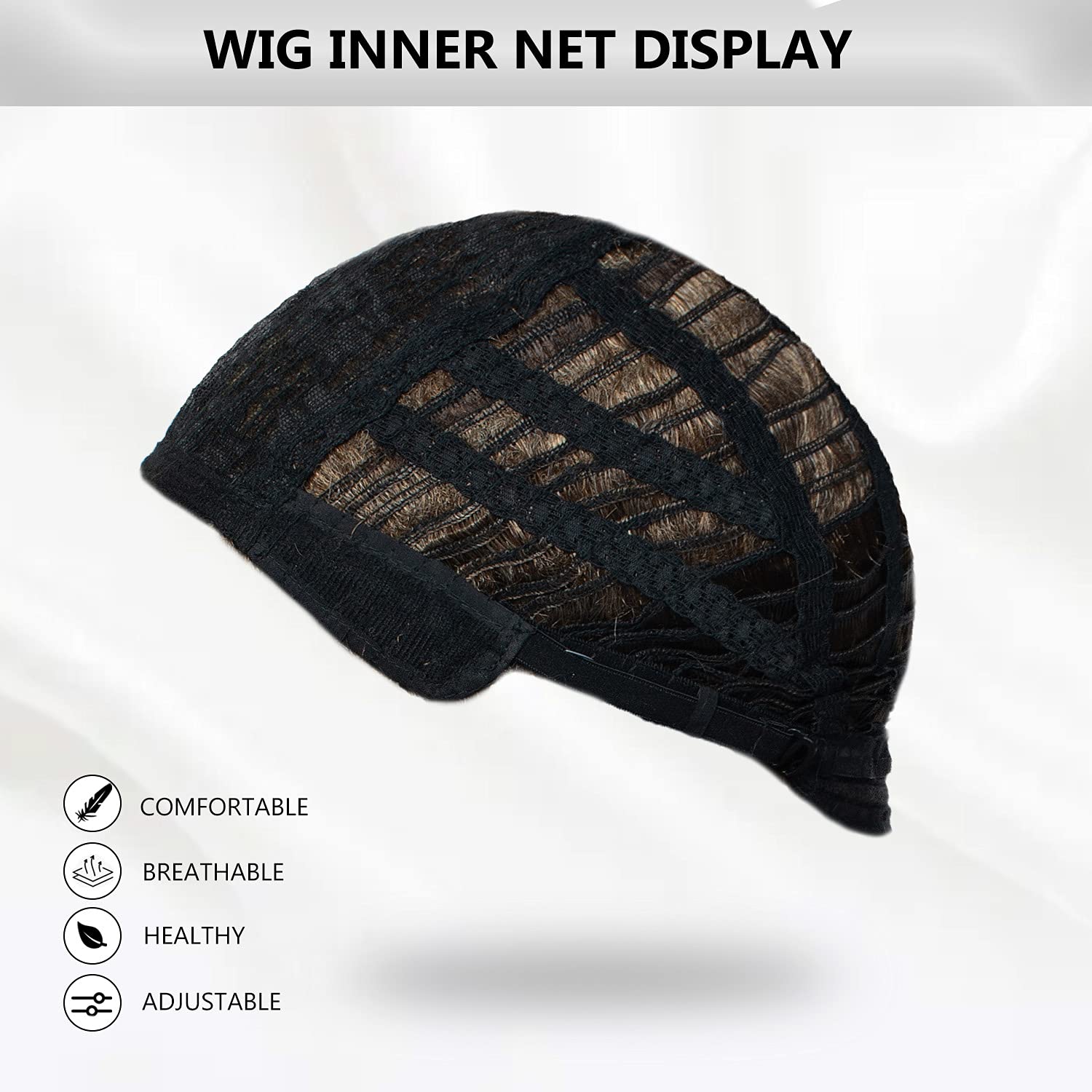 SEVENCOLORS Short Hair Wigs with Bangs Dark Brown Mixed Blonde Pixie Cut Wig for Women Straight Synthetic Fiber Wigs