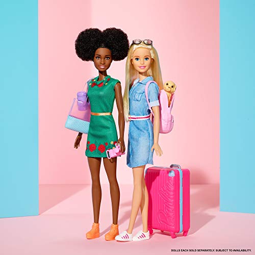 Barbie Travel Nikki Doll Kitty Ear Brunette Hair with 5 Accessories
