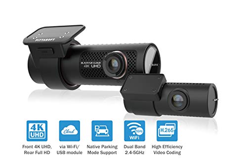 BlackVue DR900X-2CH with 32GB microSD Card | 4K UHD Cloud front Dashcam | Built-in Wi-Fi, GPS, Parking Mode Voltage Monitor | LTE via Optional CM100 LTE Module