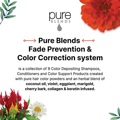 Cherry Moisturizing Color Depositing Conditioner - Brighten & Tone Faded Hair, Semi-Permanent Dye, Prevents Fade, Extends Color Service on Treated Hair, 8.5 Oz.