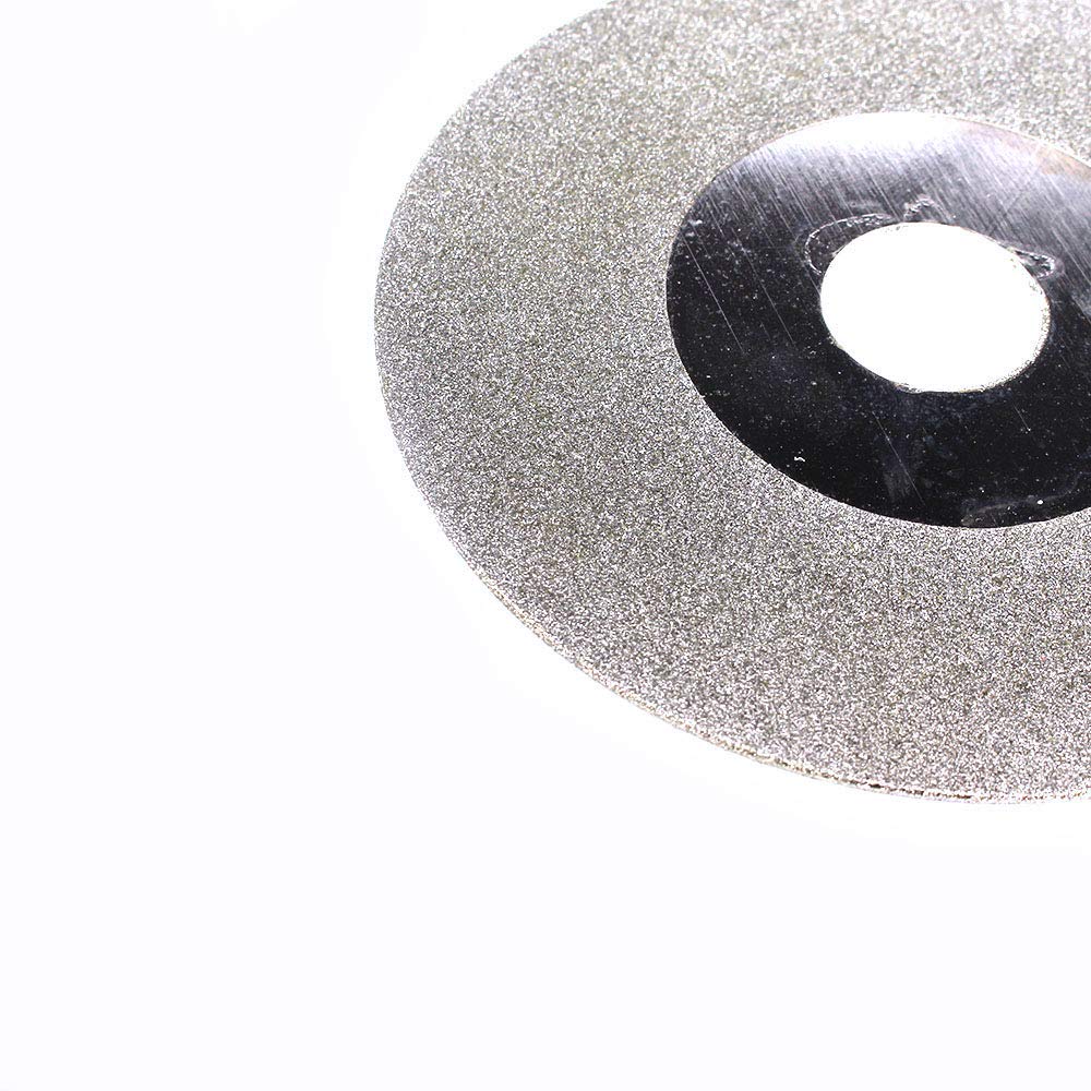 4 inch Double Side Diamond Grinding Wheel Cut Off Wheel Abrasive Wheel Flat Lap Disc 150 Grit for Grinding Glass Stone Ceramics