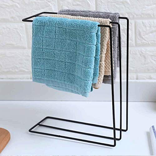 DFHBFG Kitchen Towel Holder Towel Rack Stand Kitchen Sink Folding Washing Towel Rag Drainer Holder Storage Racknet