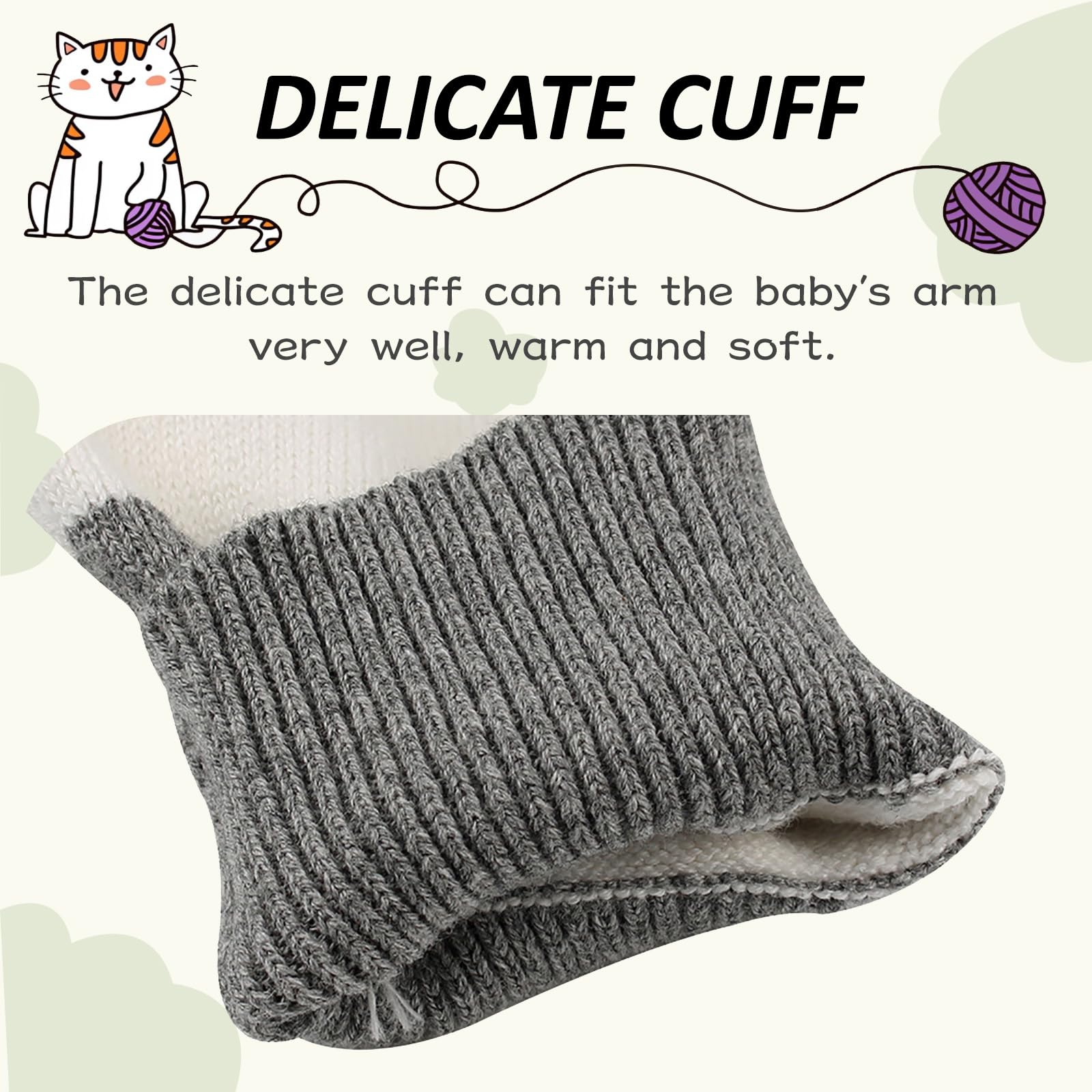 Peecabe Toddler Baby Cable Knit Sweater for Boys Long Sleeve Crewneck Striped Cotton Pullover Sweatshirt Fall Winter 1-5T (2T, Gray)