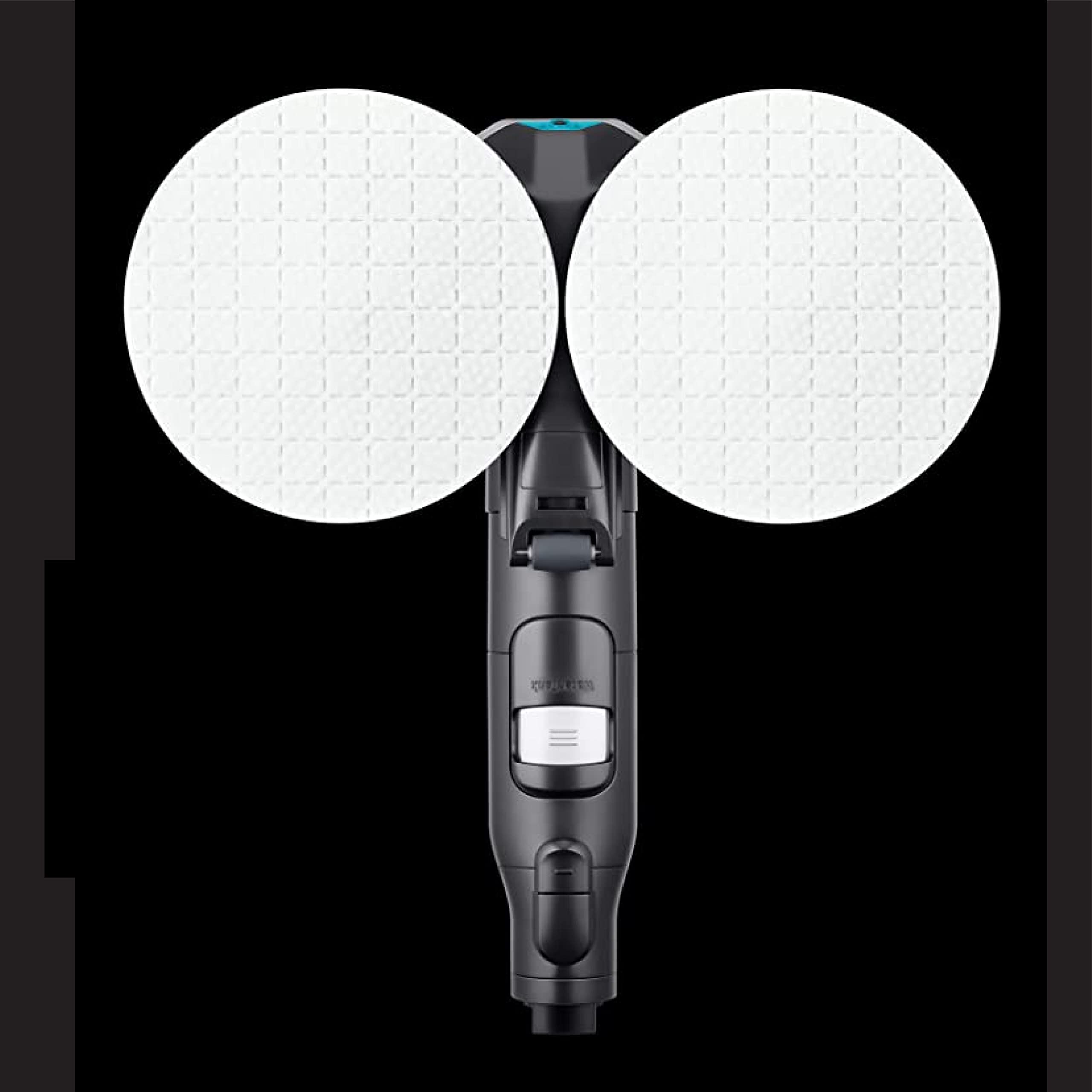 SAMSUNG BESPOKE Jet Spray Spinning Sweeper Brush Tool Accessory Part for Cordless Stick Vacuum Cleaner, Dual Spin Mop Pads for Cleaning Hard Floors, VCA-WBA95/AA