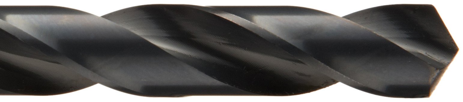 Chicago Latrobe - 57712 150 Series High-Speed Steel Jobber Length Drill Bit Set with Metal Case, Black Oxide Finish, 118 Degree Conventional Point, Inch, 21-piece, 1/16" - 3/8" in 1/64" increments