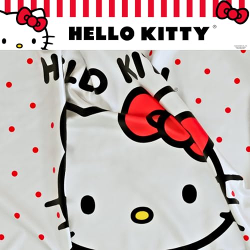 Hello Kitty Beauty Standard Beauty Silky Satin Standard Pillowcase Cover 20x30 for Hair and Skin, (Officially Licensed Product)