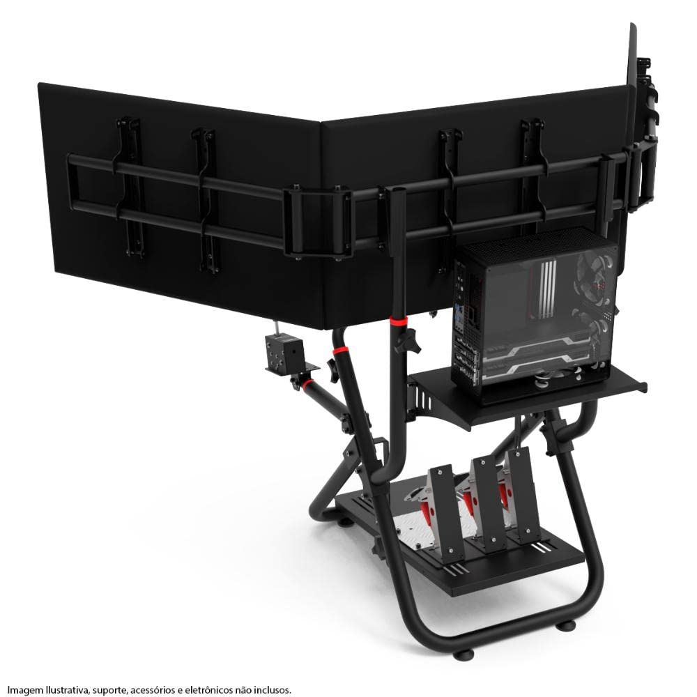 Extreme Sim Racing Triple Screen Tv Stand Add-on Upgrade for Cockpit P1 3.0 / Virtual Experience 3.0