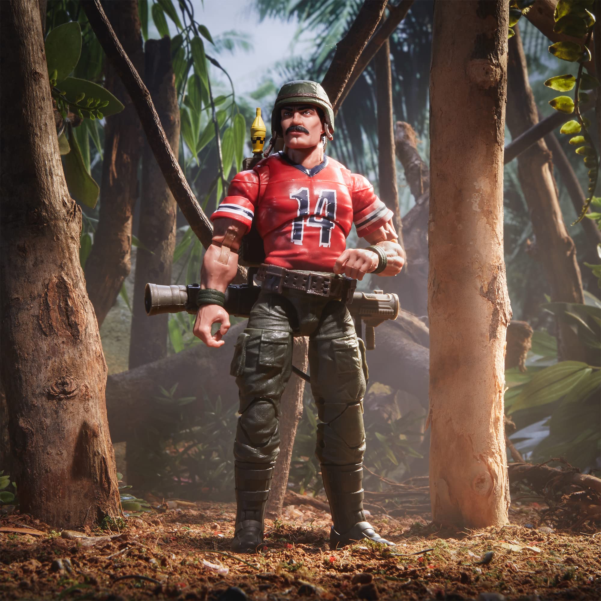 G.I. Joe Classified Series David L.Bazooka Katzenbogen Action Figure 62 Collectible Premium Toy with Accessories 6-Inch-Scale Custom Package Art