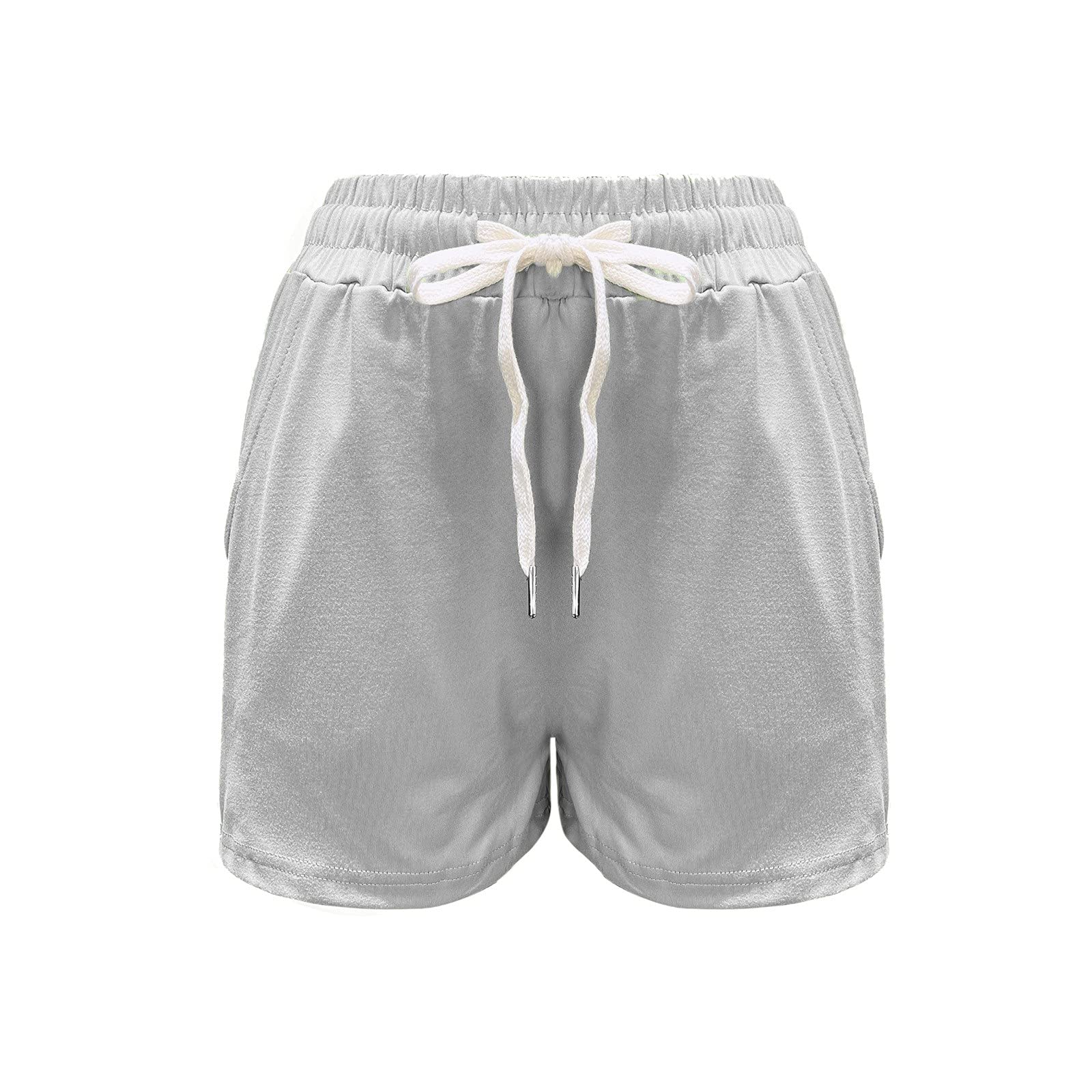 Bblulu Women Butt Lifting Shorts Anti Cellulite High Waist Yoga Shorts Plus Size Buttery Soft Workout Shorts with Drawstring