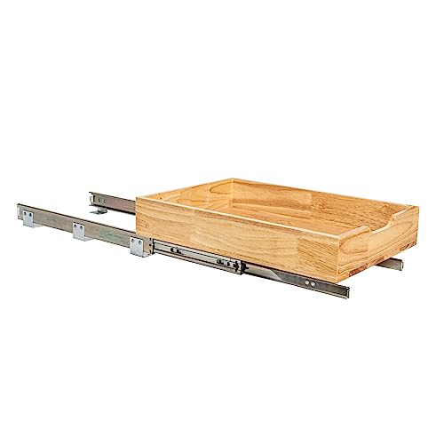 Household Essentials GLIDEZ Wood 1-Tier Sliding Cabinet Organizer: 14.5-inch Wide