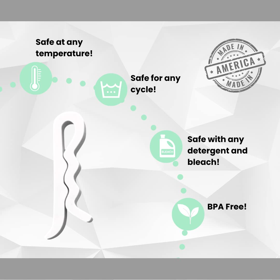 Laundry Buddy® for Bed Sheets and More - Bed Sheet Detangler - No More Tangles, Wads, or Wet Sheets - Your New Laundry Helper! - Made in America - BPA Free - Bleach Safe - Heat Safe - Patent Pending