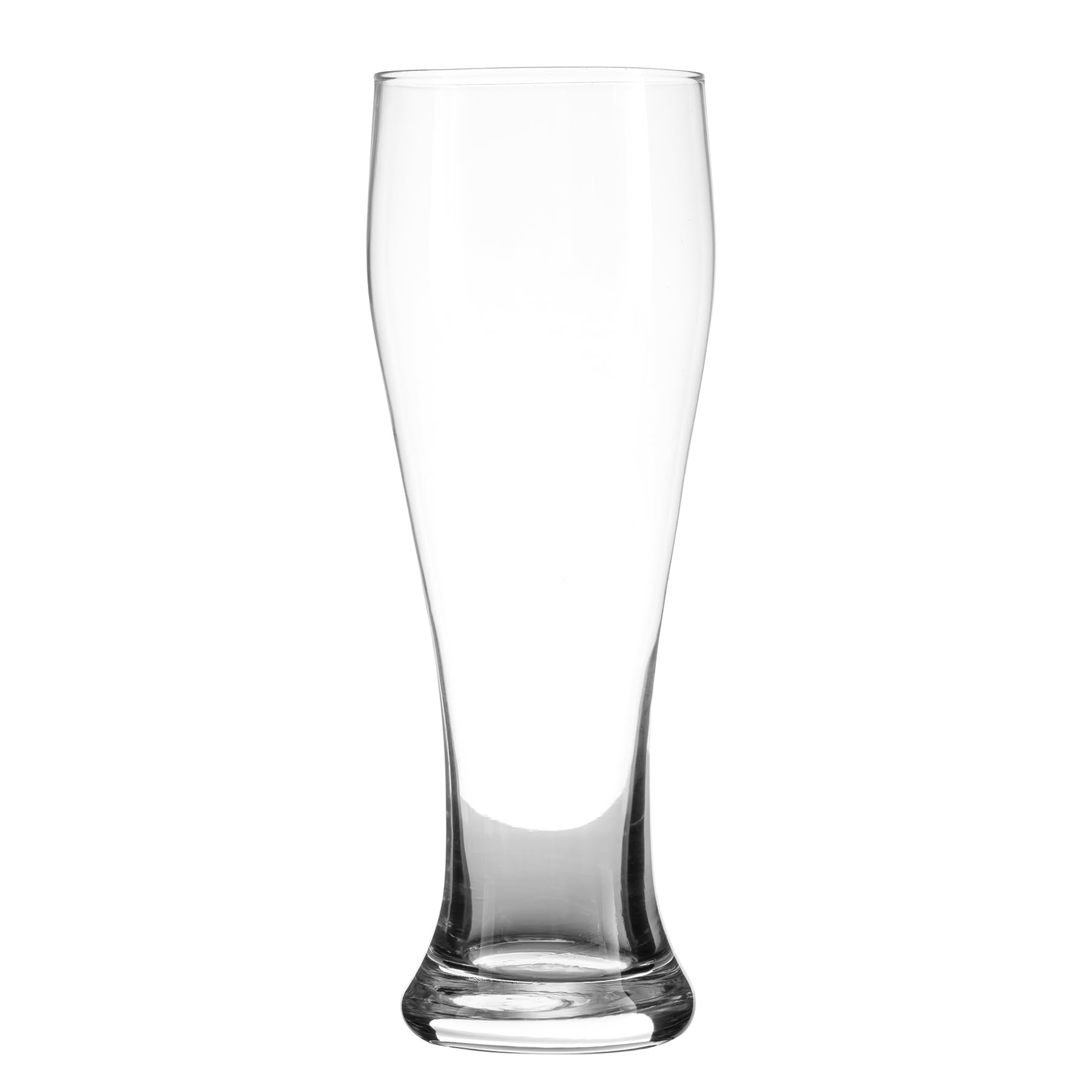 Burns Glass Bar Glasses, Classic Pilsner Glass Tall Beer Glasses with Heavy Base, 24 Oz. (Set of 2)