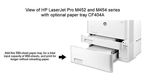 HP LaserJet 550-sheet Feeder Tray (CF404A) White