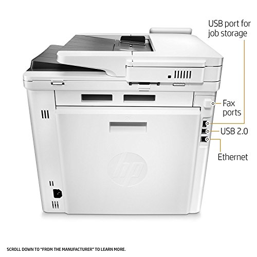 HP LaserJet Pro M477fdw All-in-One Wireless Color Laser Printer with Double-Sided Printing, Amazon Dash Replenishment ready (CF379A)