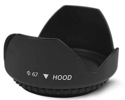 67mm Digital Tulip Flower Lens Hood and 67mm UV Filter for Nikon CoolPix P900, P950 Digital Camera