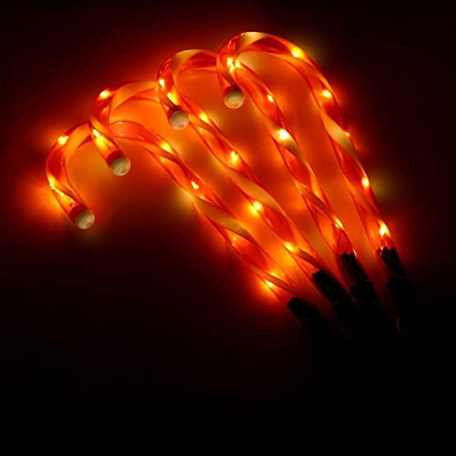 Christmas Candy Cane Lights,Solar Christmas Light, Christmas Candy Cane Pathway Lights, Christmas Decoration for Home Garden, New Year Xmas Lawn Lights,4pcs