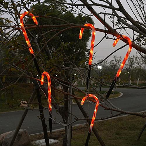 Christmas Candy Cane Lights,Solar Lamp Garden Light, Christmas Decor Lawn Candy Cane Lights, Solar Powered Garden Lights, Home Led for Outdoor Garden Lighting