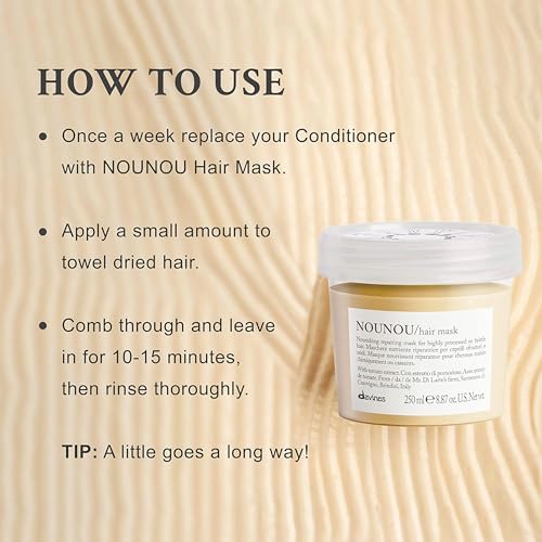 Davines Nounou Hair Mask, 8.87 Fl Oz (Pack of 1)