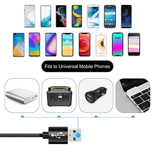 COOWOO Cellphone Heating Bag Case Fast Warming USB Smart Phone Warmer Pouch Prevent Auto Switching Off in Extremely Cold Condition Fits to Universal Mobile Phones Black