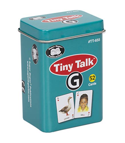 Super Duper Publications | Tiny Talk Articulation and Language G Sound Photo Flash Cards | Educational Resource for Children