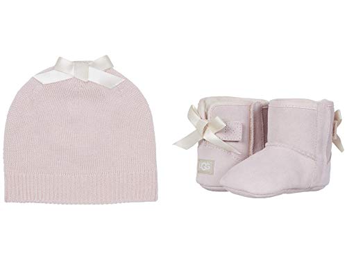 UGG unisex baby Jesse Bow Ii and Beanie Boot, Pink, 1 Infant US