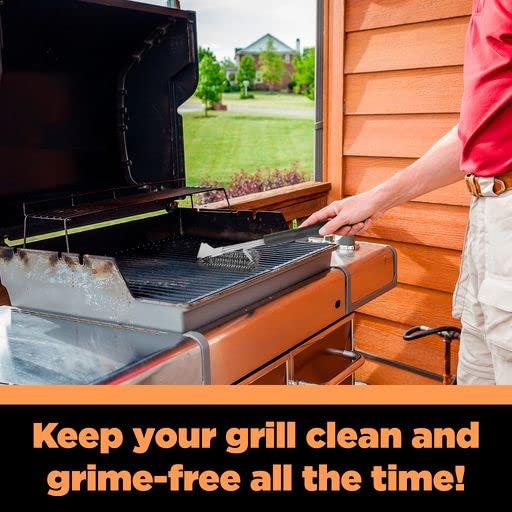 BBQ Grill Brush and Scraper, BBQ Brush for Grill Cleaning - 18β Extra Strong 3 in 1 Safe Wire Bristles Barbecue Triple Scrubber Grill Cleaning Brush for Gas Charcoal Grilling Grates BBQ Grill Brush