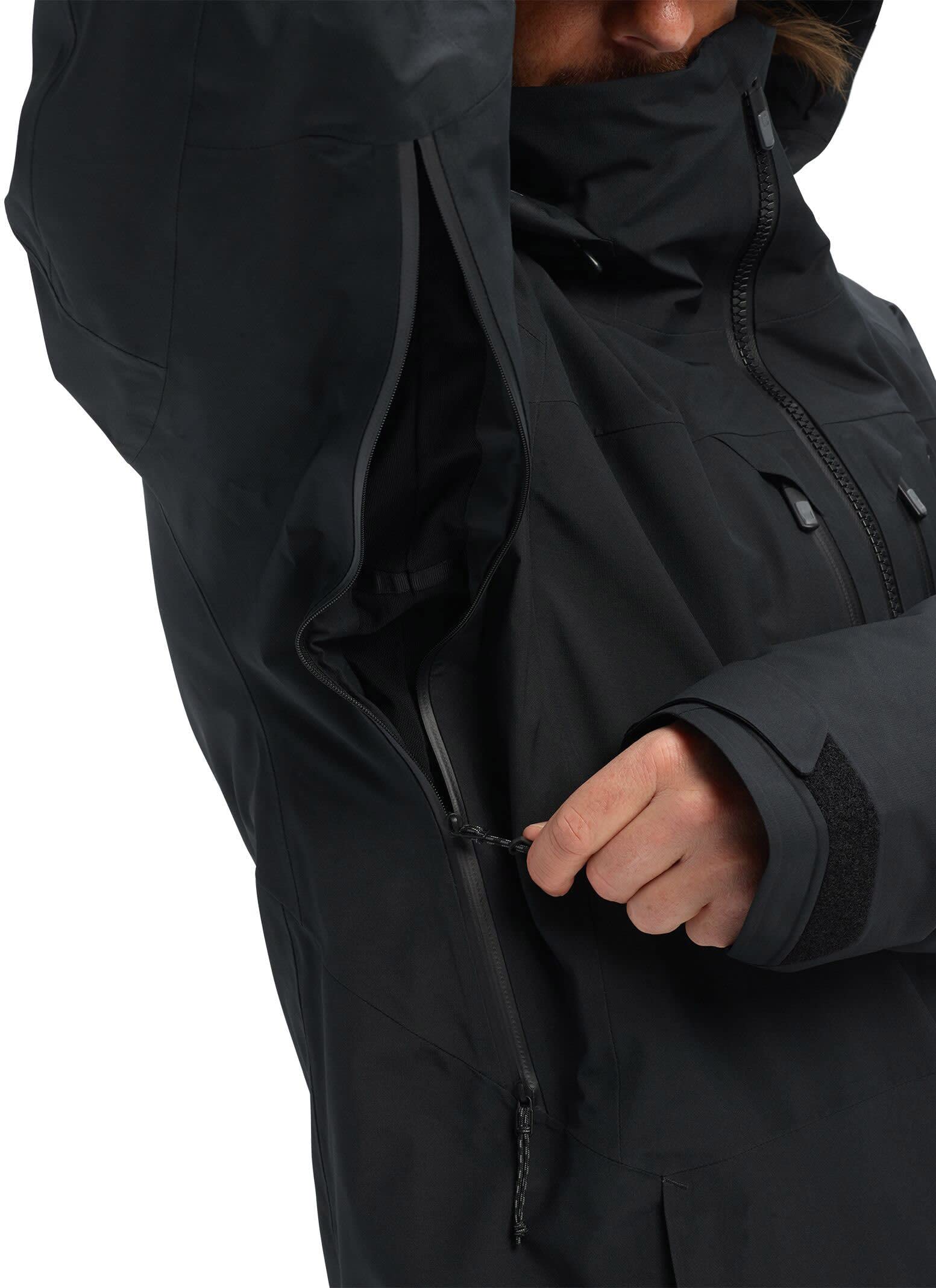 Burton Mens Ak Gore-Tex Swash Jacket, True Black New, Small