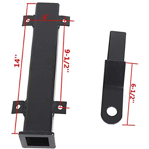Lonwin Golf Cart Rear Seat Trailer Hitch with Receiver for Footrest-Club Car,EZGO,Yamaha