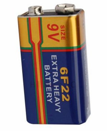 Hillflower 30 pcs 6F22 6LR61 Bulk 9V Carbon Zinc Premium Battery