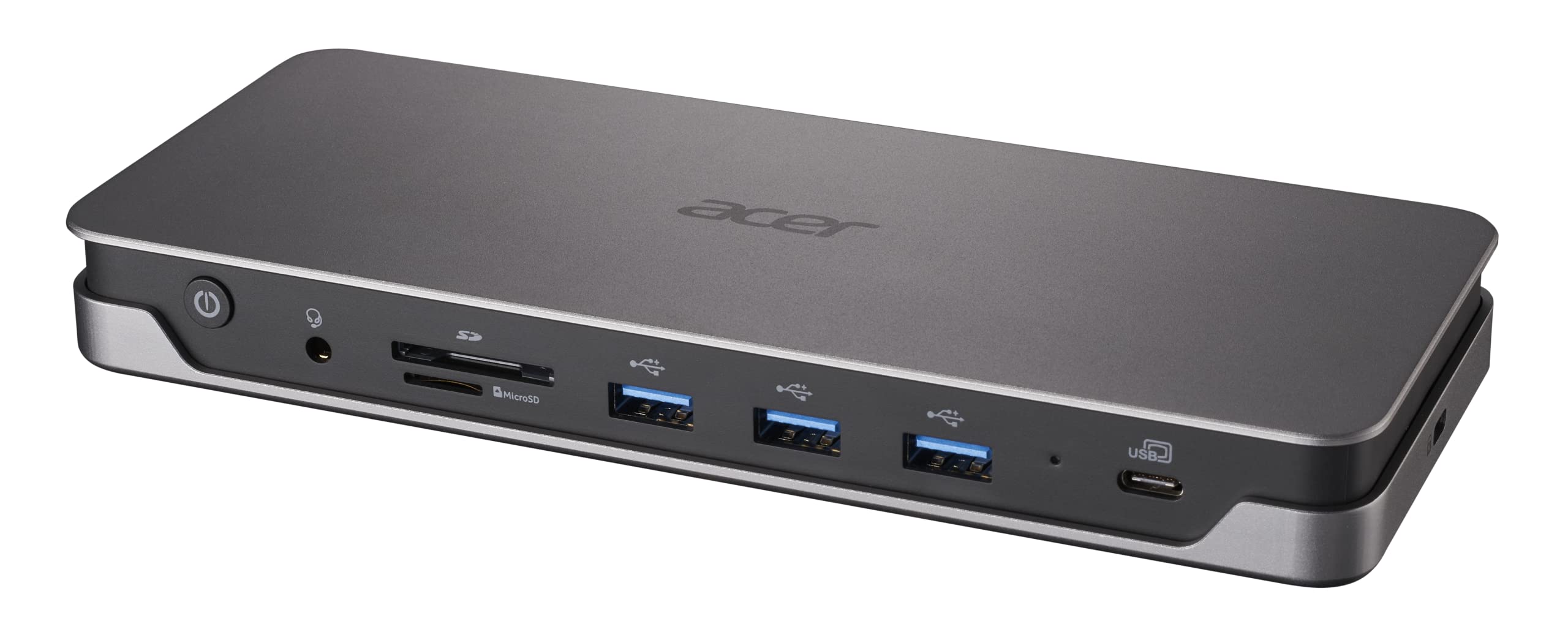 Acer USB Type-C Gen 1 Dock 2 x HDMI 2.0 Ports 1 x Display Port 3 x USB 3.1 Gen1 Ports Ethernet SD Card Reader Up to 2TB Requires One USB 3.1 Type-C on Computer