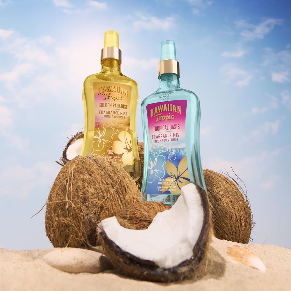 Hawaiian Tropic Golden Paradise Fragrance Body Mist 8.4 fl oz