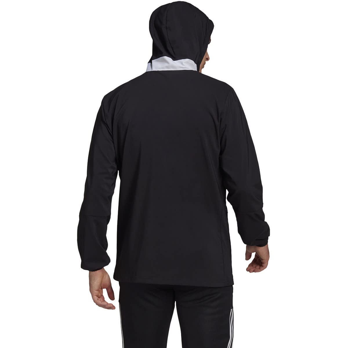 adidas mens Tiro 21 Windbreaker Jacket, Black, Medium US
