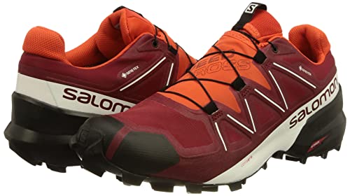 Salomon Speedcross 5 Gore-tex Trail Running Shoes for Men, Biking Red, 11.5