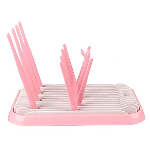 Easycomf Baby Bottle Drying Rack Dryer Space Saving Travel Holder for Pump Cup Accessories
