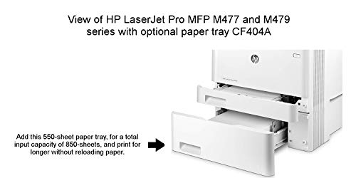 HP LaserJet 550-sheet Feeder Tray (CF404A) White