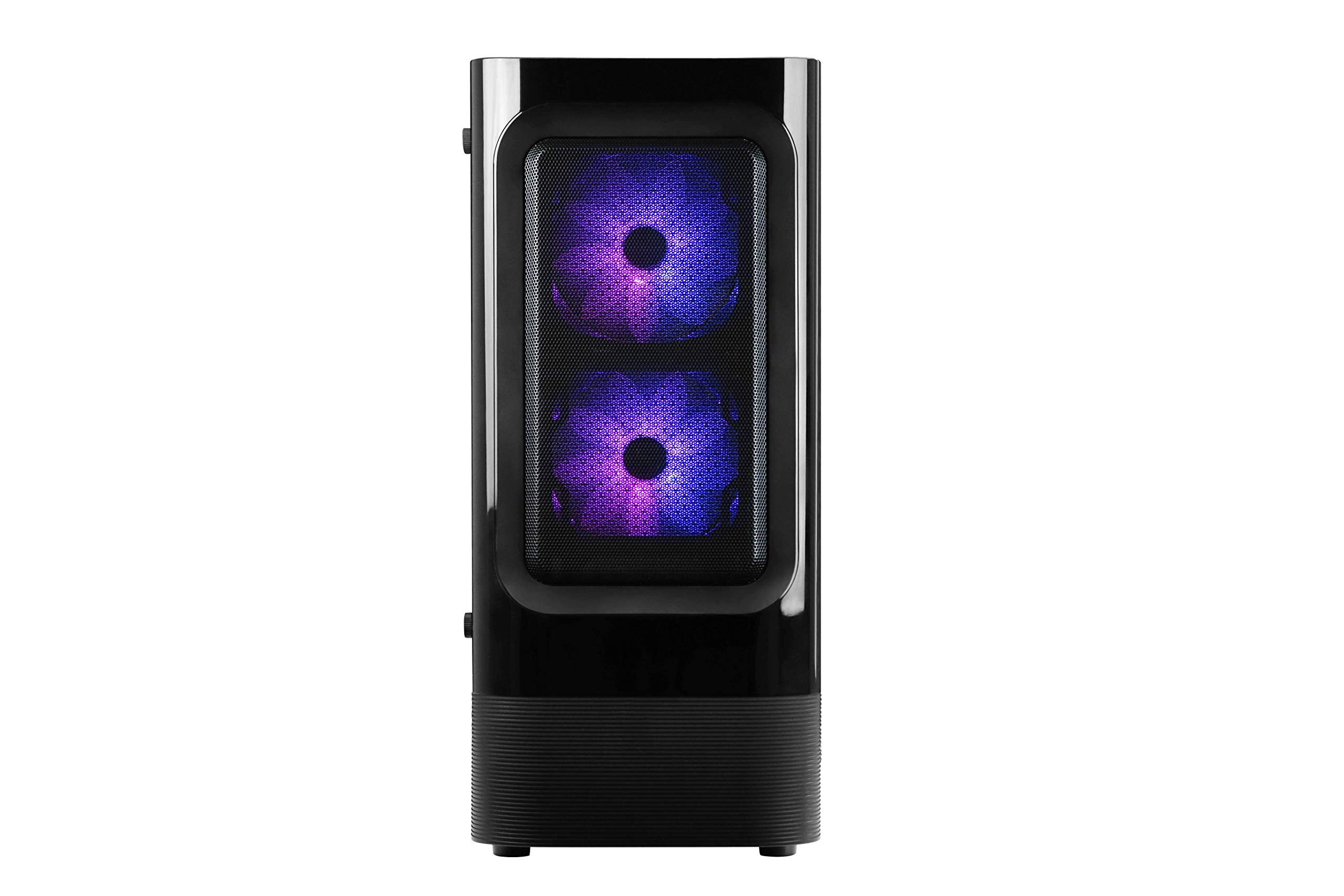 Raidmax EVOL H07 ATX Mid Tower Gaming Case Tempered Glass Side ARGB Fans Included (H07 Black)
