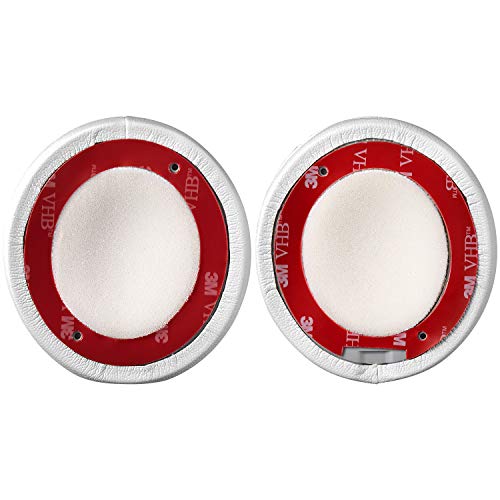 Replacement Ear Pads for Solo 2, Ear Cushions wih Memory Foam Compatible with Beats Solo2/ Solo3 Wireless Headphones(1Pair White)