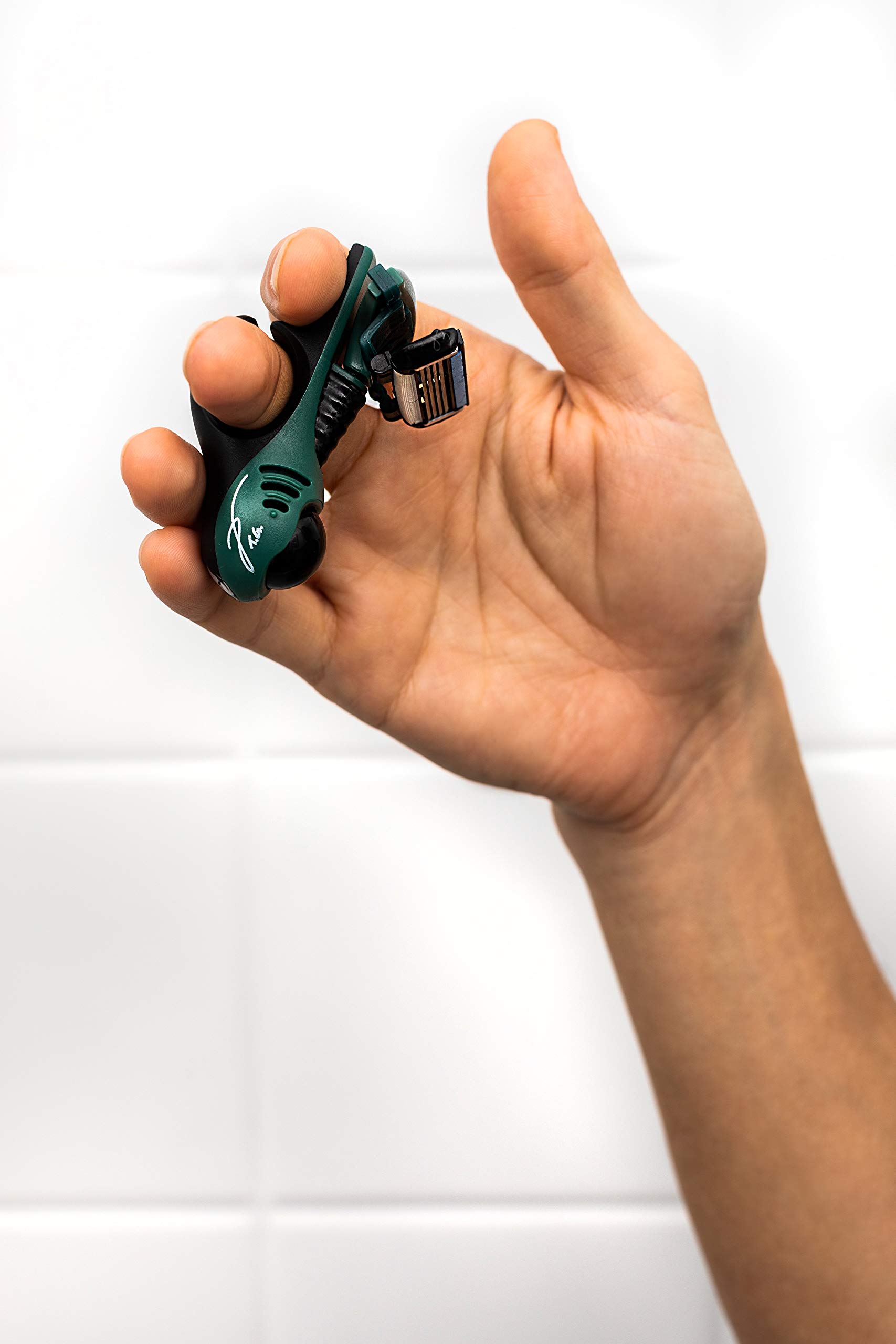 HeadBlade S4 MOTO GoldFinger Men's Head Shaving Razor - Limited Edition - Revolutionary Dual Active Suspension
