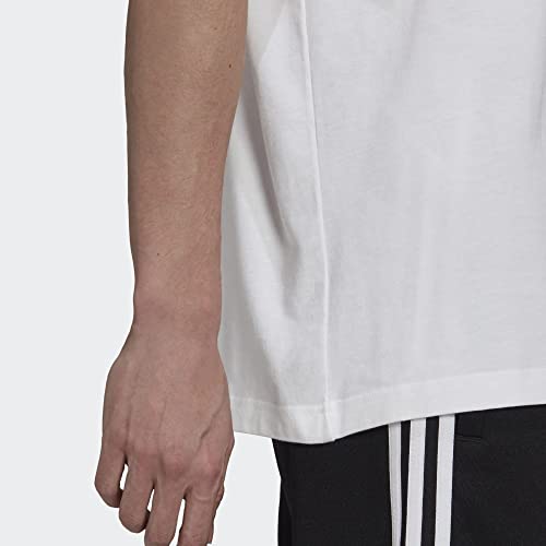 adidas Originals Men's Adicolor Classics Trefoil T-Shirt, White/Black, X-Large