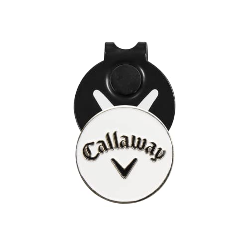 Callaway Golf Hat & Golf Accessories Gift Set with Hat Clip, Golf Ball Marker, Golf Club Brush & Plastic Golf Tees